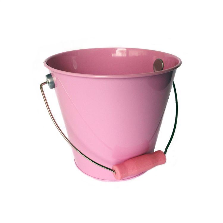 Tin Pail Medium - Pastel Pink – Go Craft