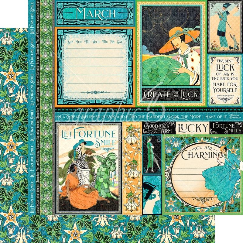 March 12x12 Paper Sold in Packs of 5 Sheets – Go Craft