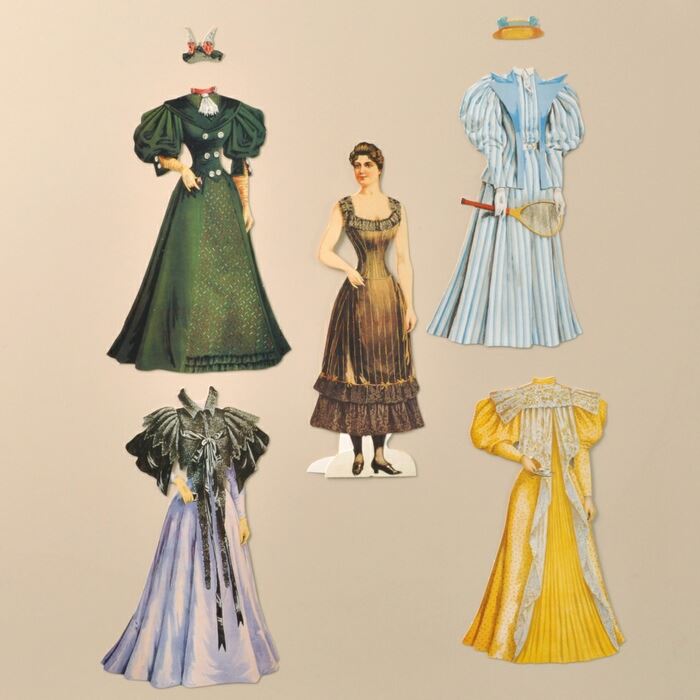 Miss Emily paper doll in bag – Go Craft