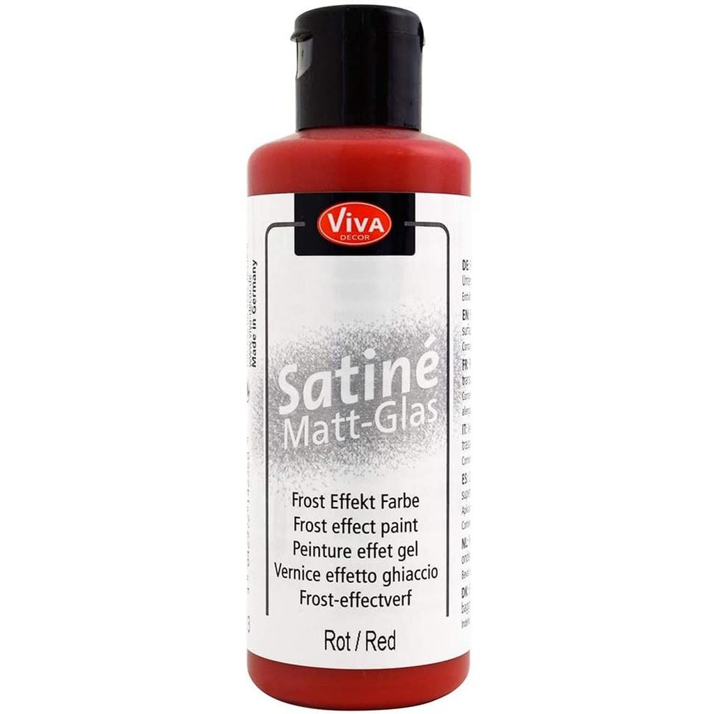 Frosted Glass 82 ml - Red – Go Craft