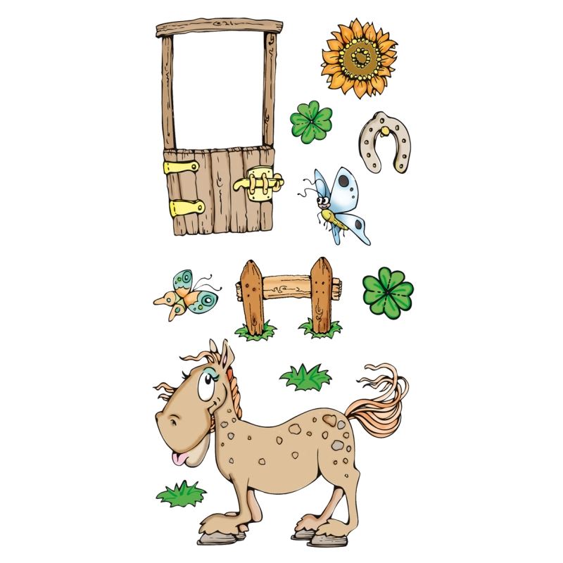 MRJ Clear Stamps Horse – Go Craft