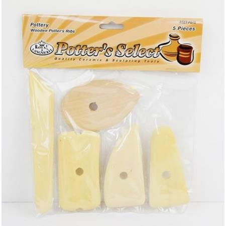 Wooden potter's rib 5 pc – Go Craft