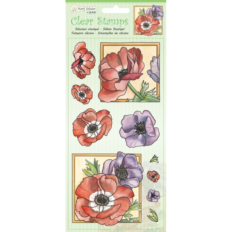 MRJ Clear Stamps Poppy – Go Craft