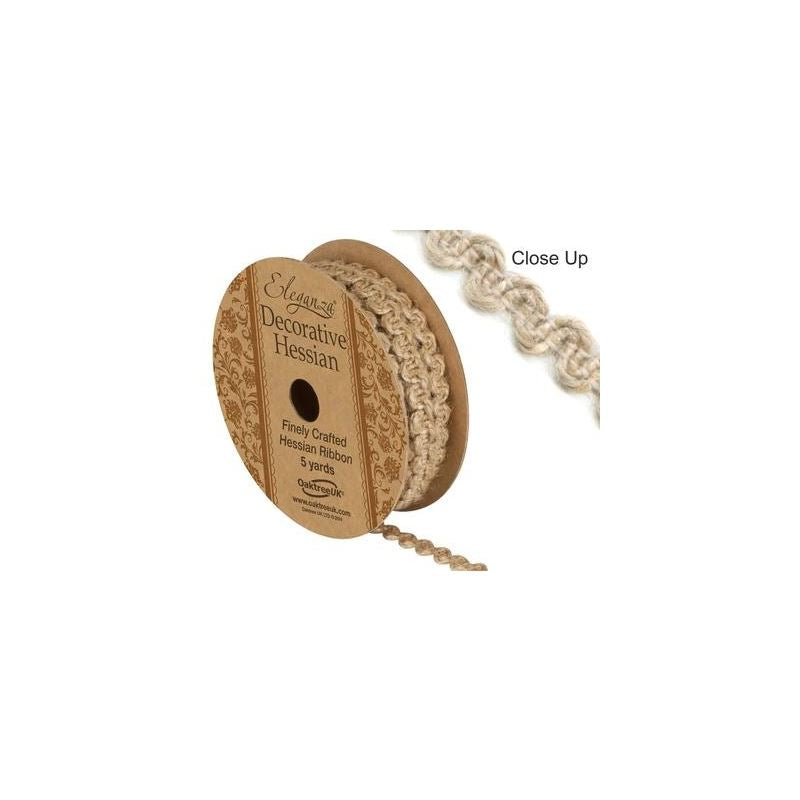 Decorative Hessian Pattern Ribbon No.279 - 8mm x 4.57mm – Go Craft
