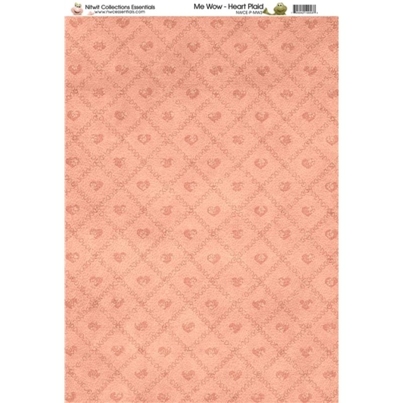 MW Heart Plaid Paper A4Sold in Pack of 10 Sheets – Go Craft