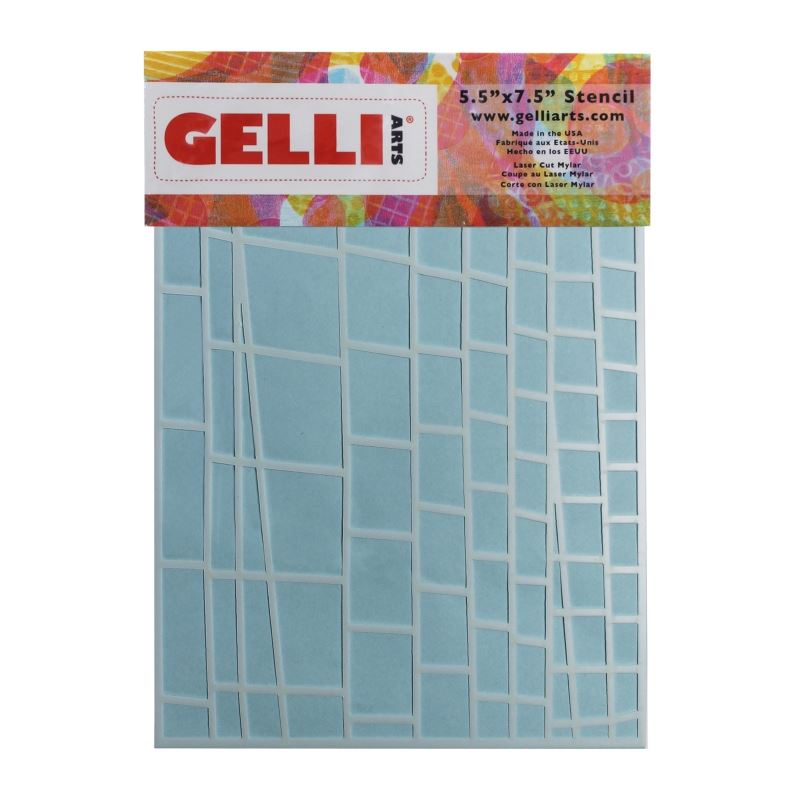 Gelli Arts Ladder Stencil (For use with 5x7 plate) – Go-Craft