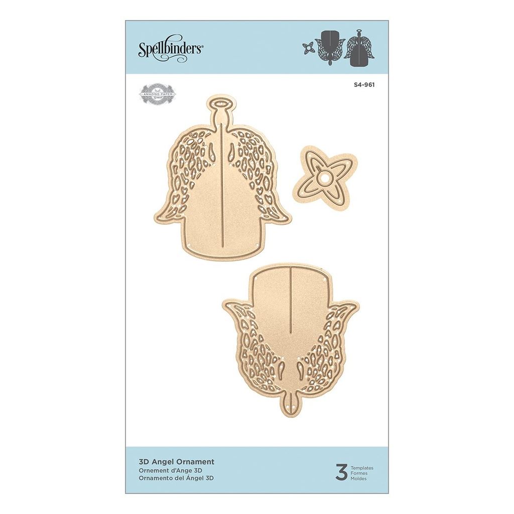 3D Angel Ornament Etched Dies – Go Craft