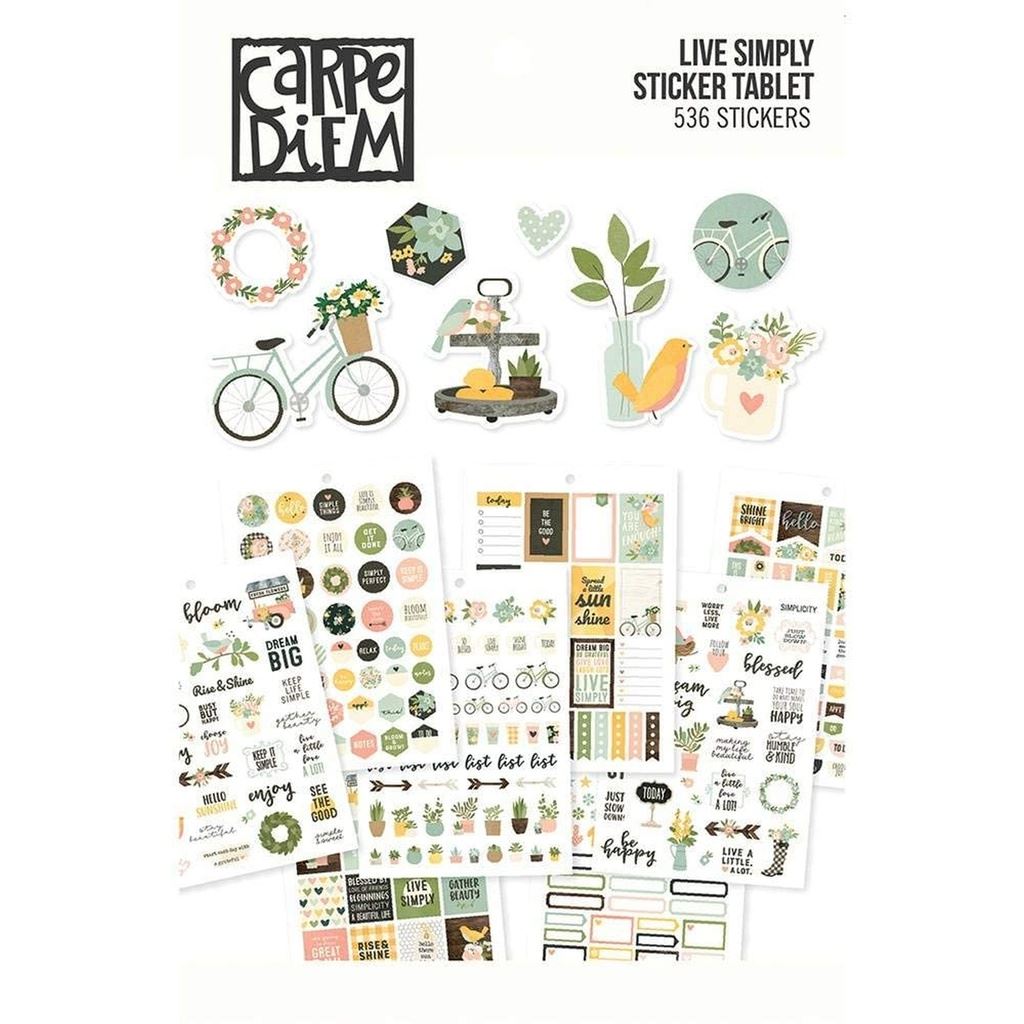Live Simply Sticker Tablet – Go Craft