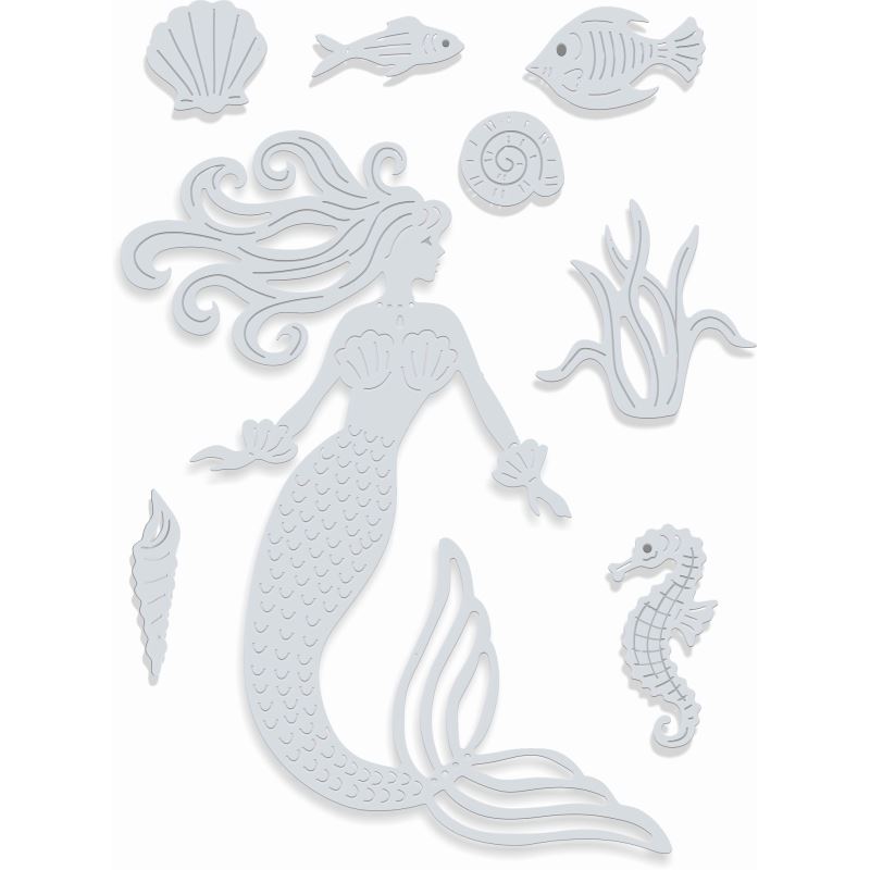 SD Mermaid Sweet Dixie Cutting Die – Go Craft