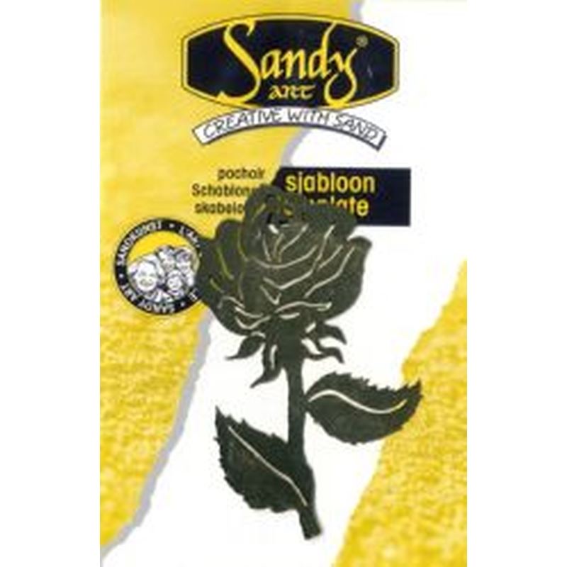 Sandy Art Template Rose – Go Craft