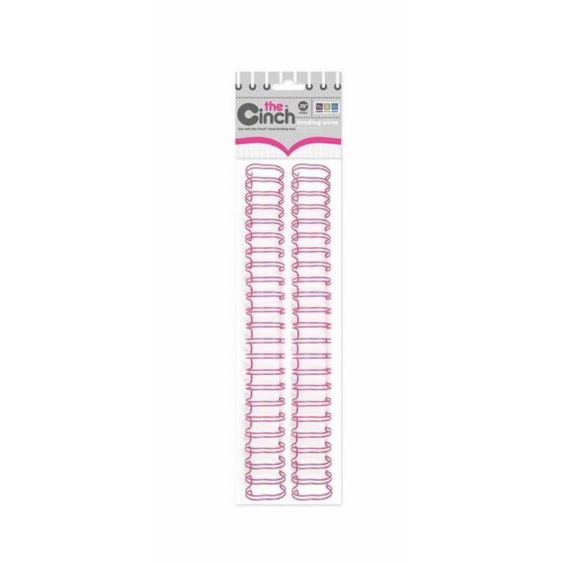 Cinch Wire Binders Rosey .75"Sold in Singles – Go Craft