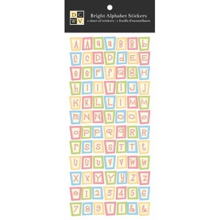 Multi Alpha Bright Sticker – Go Craft