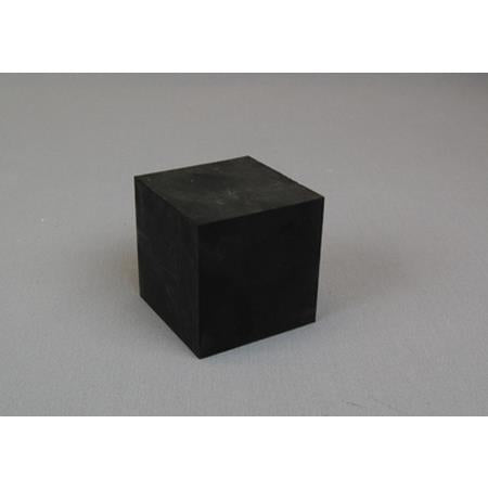 Black Rubber Block 5 x 5 x 5cm – Go Craft