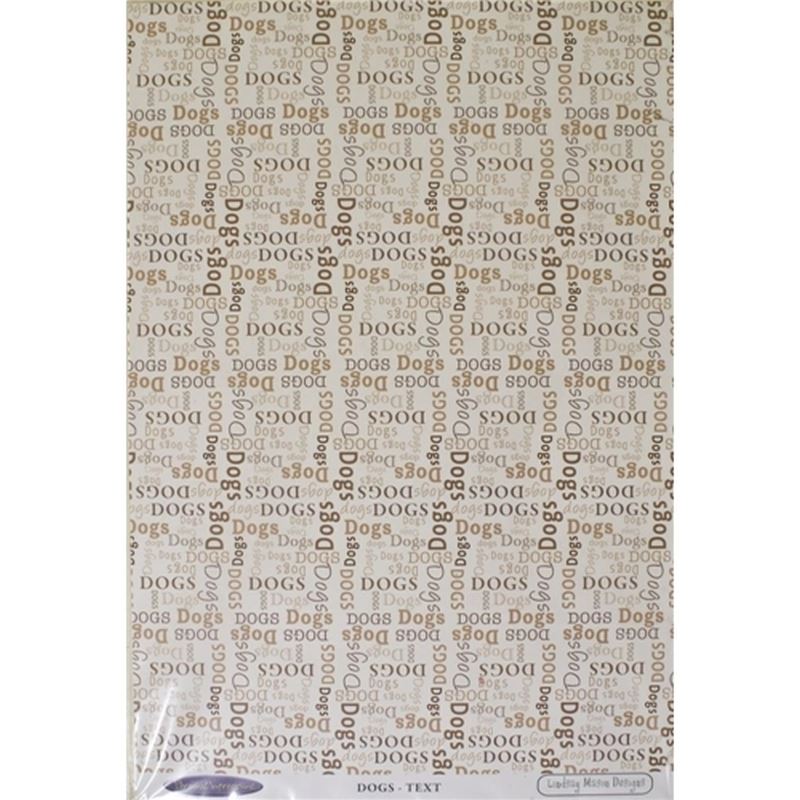 LM Dogs Text Cardstock Sold in Pack of 10 Sheets – Go Craft