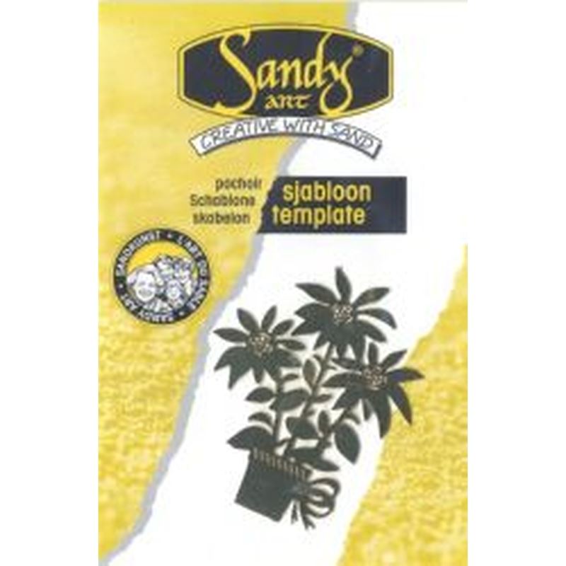 Sandy Art Template Flowerpot – Go Craft