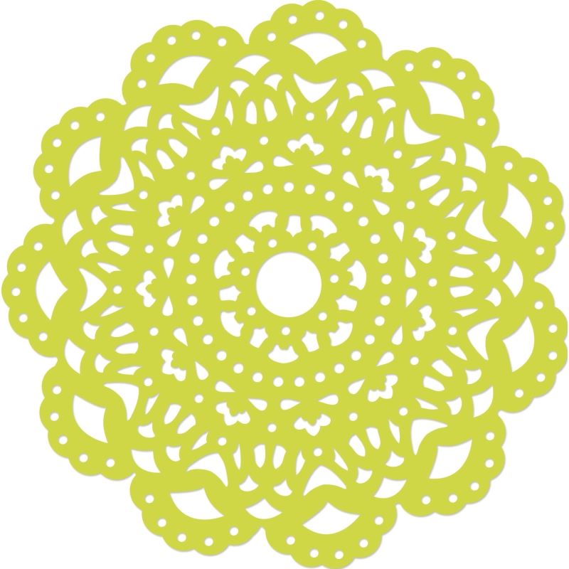Decorative Die Detailed Doily – Go Craft