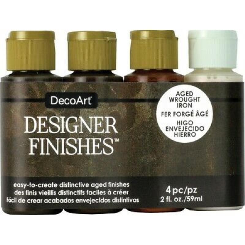 DecoArt Aged Wrought Iron Designer Finishes – Go Craft