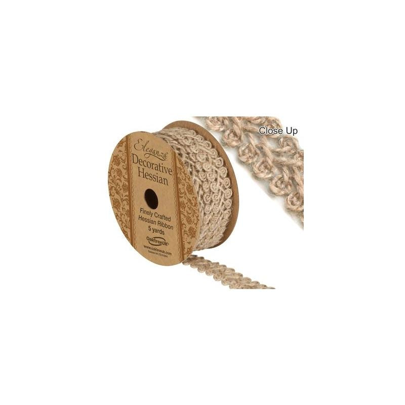 Decorative Hessian Pattern Ribbon No.282 - 19mm x 4.57m – Go Craft